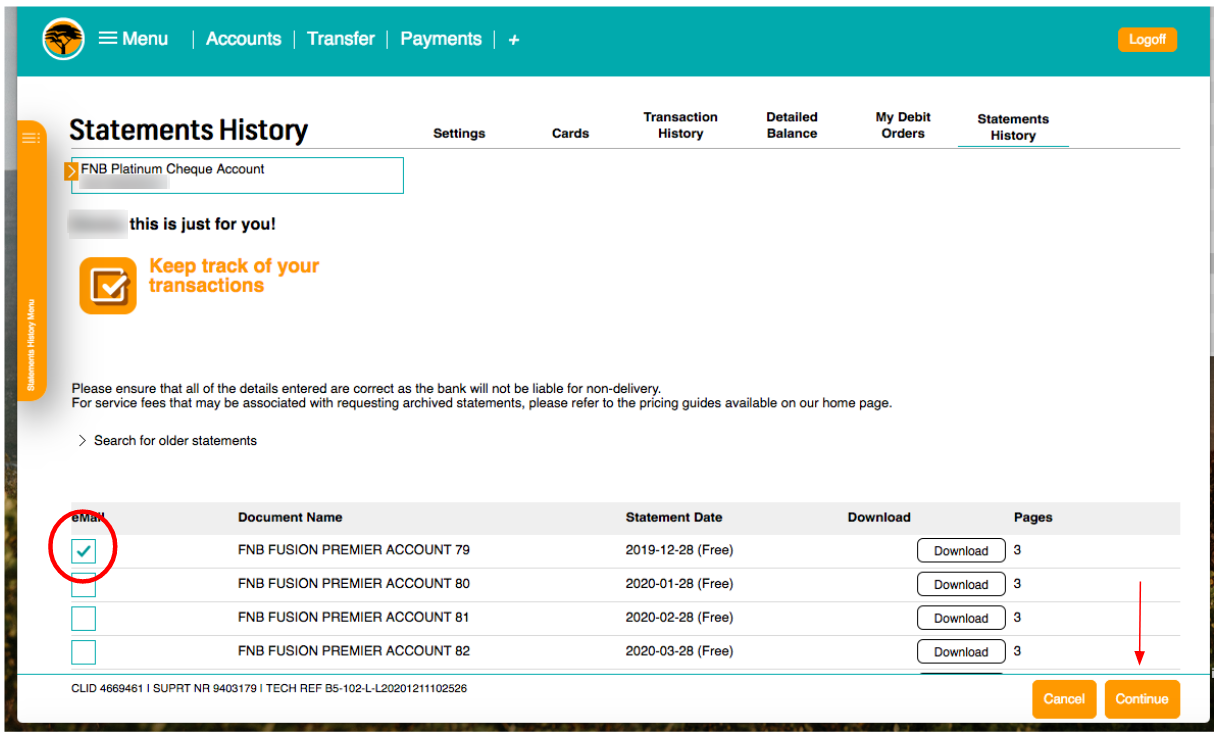 How To Get FNB Statements Spike Docs
